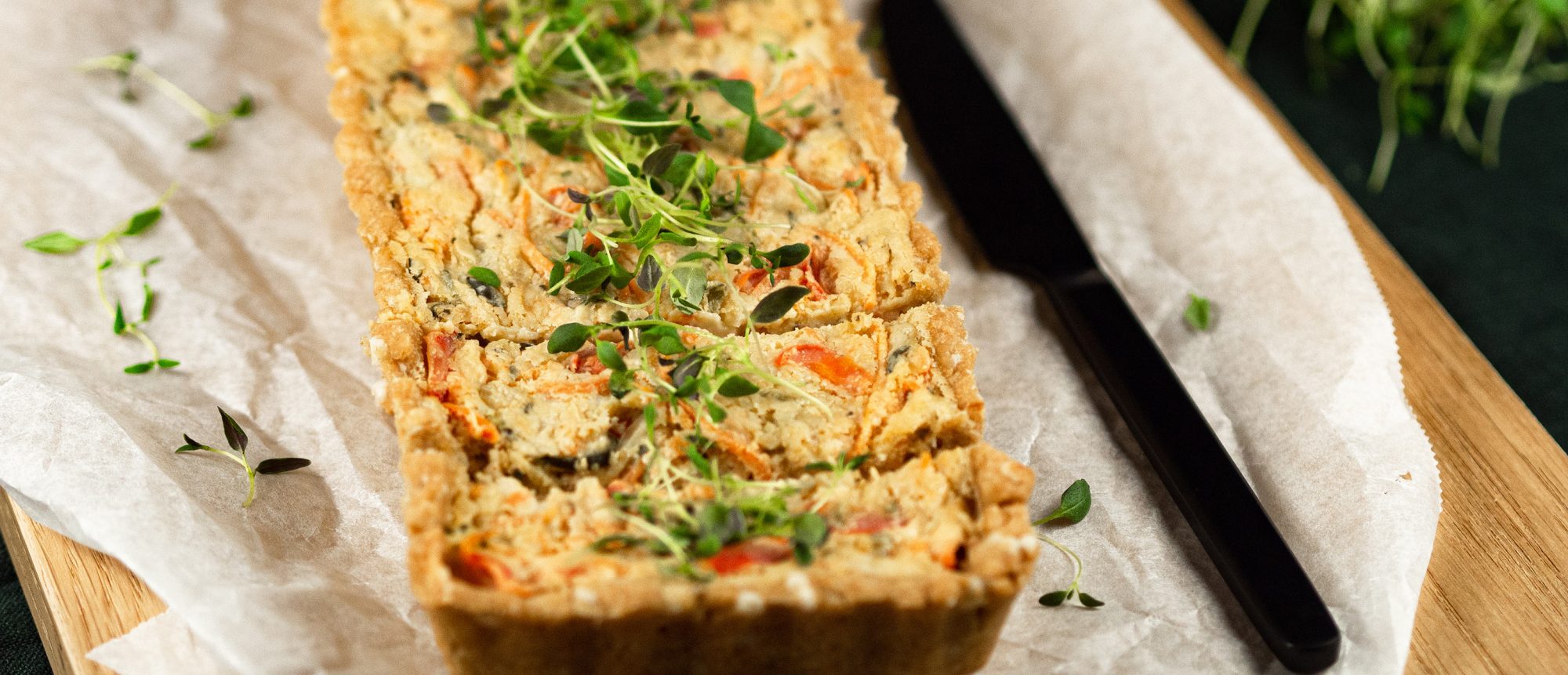 Vegaaninen kasvispiirakka